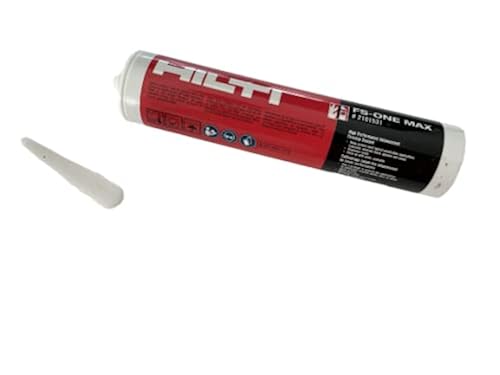 HIlti 2101531 FS-ONE MAX 10.1oz Tube (1 Tube) firestop fire Protection ...