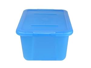 Amazon.com - Romanoff Snap Tite Tote, 15 Quart, Translucent Blue ...
