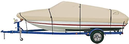iCOVER Trailerable Boat Cover- 23'-24' 600D Water Proof Heavy Duty,Fits ...