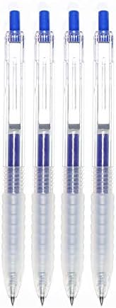 COLNK Retractable Blue Gel Ink Pens Extra Fine Point 0.5,Premium Smooth ...