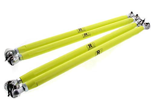 Polaris RZR XP 1000 Turbo 64″ Rear Radius Rods Lime Green 2017-2019 ...