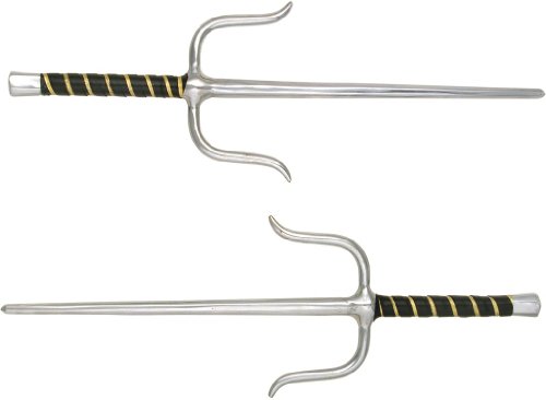 BladesUSA – Octagon Metal Sai Set - Training Equipment – Solid Steel w ...