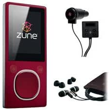 Amazon.com: Microsoft Zune 4GB MP3 Player, Red with FREE Microsoft Zune ...