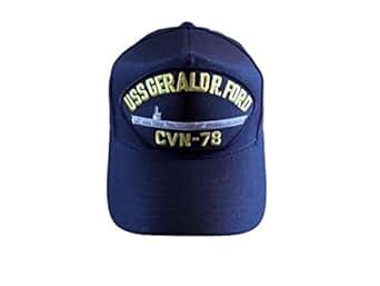 USS Gerald R Ford CVN-78 Navy Ship HAT U.S Military Official Ball Cap U ...
