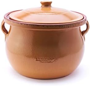 Corzana Spanish Pottery Pot Size 25 Brown price in Saudi Arabia ...