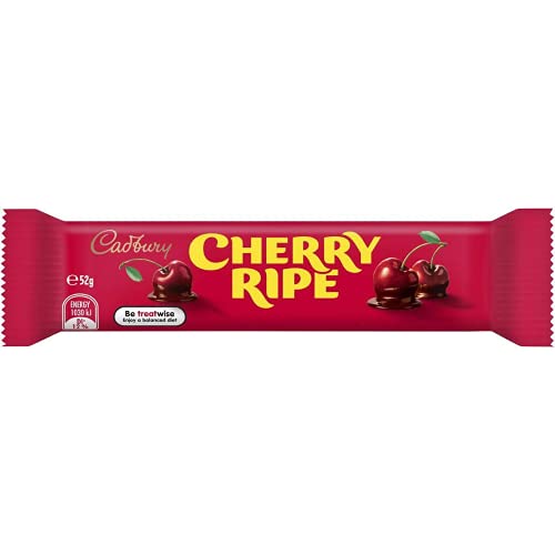 Cadbury Australia Cherry Ripe chocolate bar 52g - 12 Pack - Made in ...