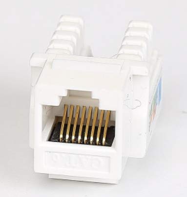 (20-Pack) Cat6 Keystone Jack - [UL Listed] - Ethernet Wall Jack - Wall ...
