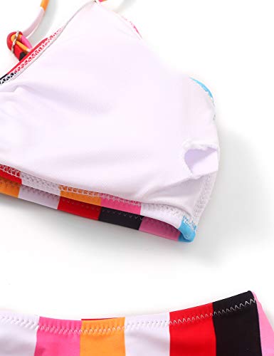 XUNYU High Waisted Bikini Set for Women Swimsuits Push Up Tie Knot ...