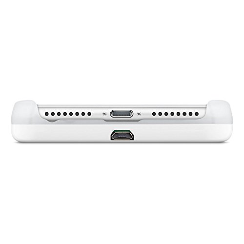 LuMee Duo Phone Case, White Glossy | Front & Back LED Lighting, Variable Dimmer | Shock ...