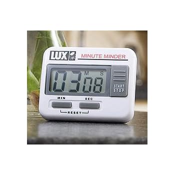 Amazon.com: Lux Minute Minder Electronic Timer 99 Min, 59 Sec: Kitchen ...