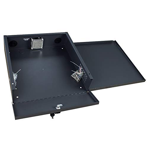 DVR Security Lockbox with AC Fan and Heavy Duty 16 Gauge Steel ...