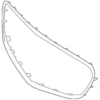 Amazon.com: Genuine Mercedes-Benz Grille Surround 212-885-25-74: Automotive