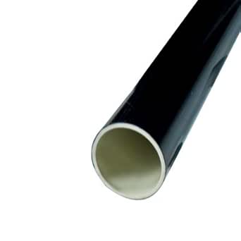 1-1/4" Black PVC Pipe - 1.66" OD x .100" Wall (5' Length): Amazon.com ...