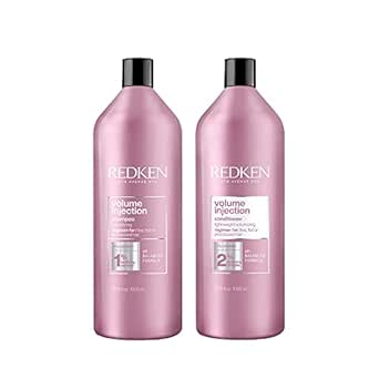 Amazon.com: Redken Volume Injection Volumizing Shampoo and Conditioner ...