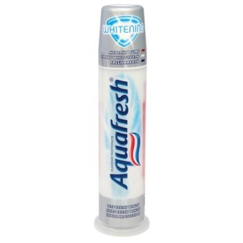 Aquafresh Whitening Toothpaste Pump - 100Ml - Pack Of 2: Amazon.co.uk ...