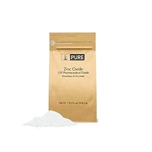 Amazon.com : PURE Zinc Oxide Powder (1 lb.), Eco-Friendly Packaging ...