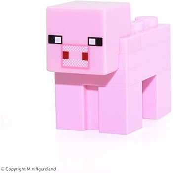 Amazon.com: Lego Minecraft Baby Pig Minifigure - New for 2016 - Loose ...