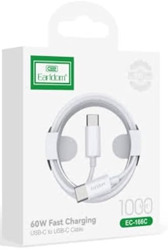 Earldom EC-L66C PD Fast Charging Cable C to C 60W price in Egypt | Amazon Egypt | kanbkam