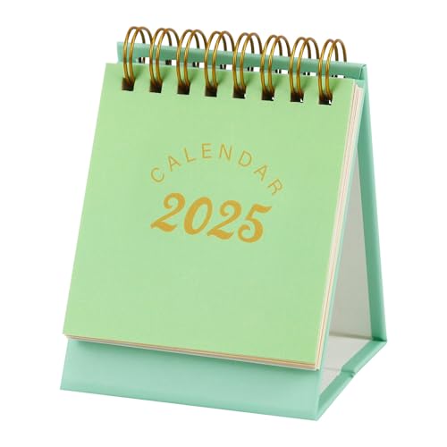 Buqoo 2024-2025 Mini Desktop Calendar, Aug 2024 to Dec 2025 Small ...