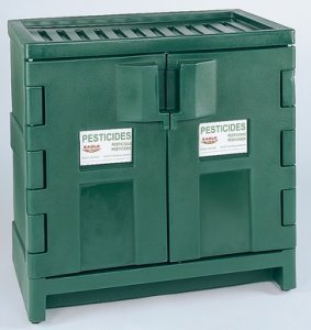 Eagle PEST P22 Poly Pesticide Storage Cabinet, Manual Closing, 2 Doors ...