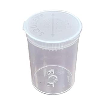 Amazon.com: 60 Dram Prescription Pill Bottle / Vials; Large Size 3.75 ...