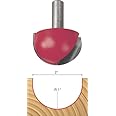 Freud 18-138 2-Inch Diameter Round Nose Router Bit with 1/2-Inch Shank ...