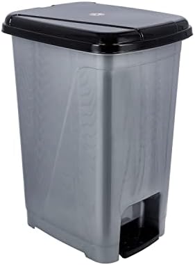 RoyalFord Slim Pedal Plastic Waste Dust Bin, Multicolor, 15L, RF10794 ...