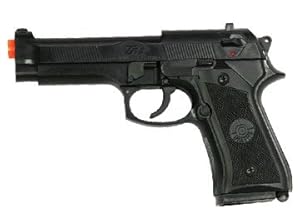 Amazon.com : Spring Loaded Full Metal Gear Pistol Airsoft Gun. : Full ...