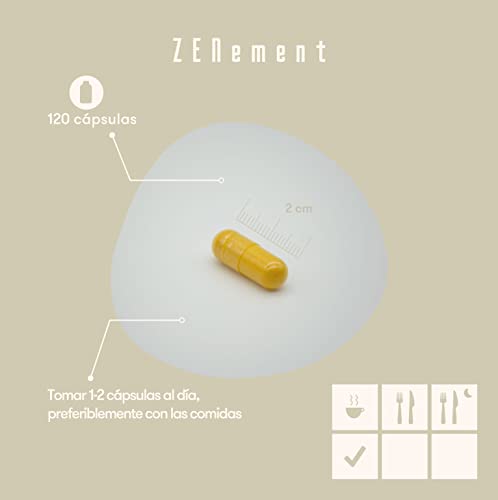 Zenement | Colágeno Vegetariano, de Membrana de Huevo Ecológica, 120 ...