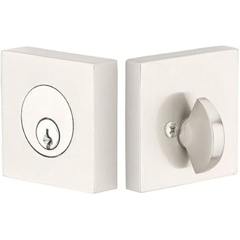 Emtek 8469 Flat Black Deadbolt Emtek 8469 Square B - Door Dead Bolts ...