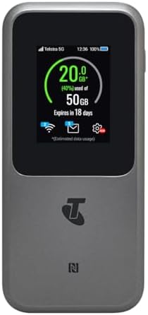 Telstra 5G Hotspot,Portable Pocket WIFI Router 10000mah 27W Fast Charge ...