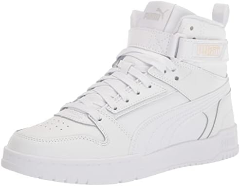 PUMA Men's Rbd Game Sneaker, Puma White-puma White-puma Team Gold, 11.5 ...