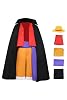 Kids Monkey D Luffy Cosplay Costume Boys Luffy Robe Cloak Cape Wano ...