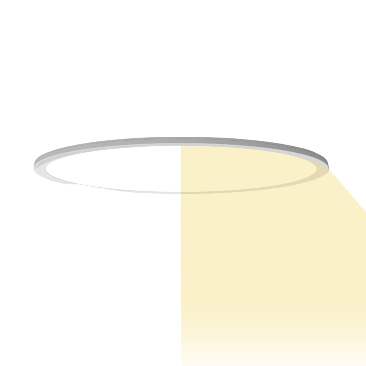 Koda | 32" 50W Slim Oval LED Ceiling Light Fixture, Super Bright 3500 ...