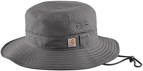 Carhartt mens Rugged Flex Ripstop Boonie Bucket Hat, Gravel, Medium ...