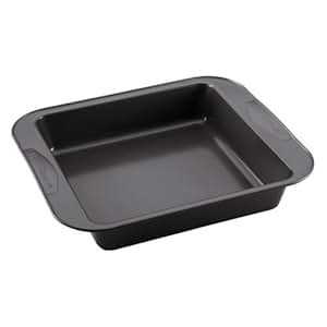 Amazon.com: SilverStone Simply Baking 9-Inch Square Cake Pan: Kitchen ...