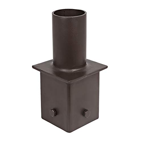 Hykolity 4 Square Pole Top Bracket Light Pole Tenon Adaptor ...