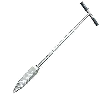 Amazon.com: Stainless Steel Sampling Probe Thief Star-Type Soil Rock ...
