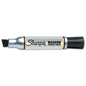 Sharpie Magnum Permanent Marker Chisel Tip Black - Pack of 1: Amazon.co ...