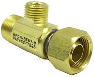 Max Adaptor (65-2000) Brass 3/8" C X 3/8" C X 1/4" C (No Adapter ...