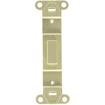 Leviton 80700-W Toggle Plastic adapter plate, Blank Toggle No Hole ...