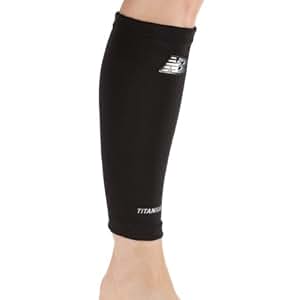 Amazon.com: New Balance Titanium Calf / Shin Sleeve: Health & Personal Care