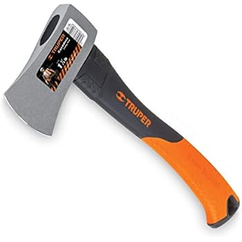 Truper HC-1-1/4F, Hacha cazadora 1 1/4 lb con mango de fibra de vidrio 14": Amazon.com.mx ...