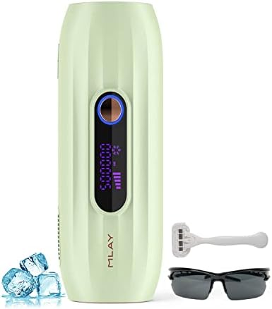 IMENE/MLAY T15 Laser Hair Removal with Ice Cooling, 500,000 Flashes, 5 ...