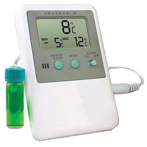Traceable Fridge/Freezer Digital Thermometer with Calibration; 5 mL ...