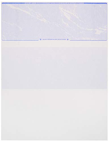 Blank Checks Paper stock - Check on Top - Sky Blue Premium-500 Count ...