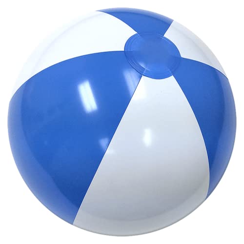 Mua 16-Inch Light Blue & White Beach Ball - Deflated Size - Inflatable ...