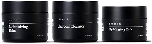 Lumin - Classic Maintenance Set - Skin Care Kit for Men - Charcoal Face ...