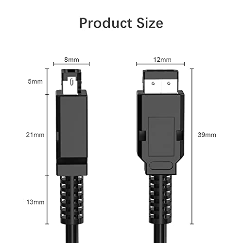 GBC Link Cable, 3.9Feet 2 Player Link Cable Connect Cord For Nintendo ...