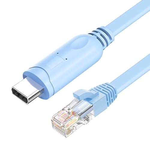 JUEJUEZI USBC Console Cable - 5FT USB C to RJ45 Ethernet LAN Network ...